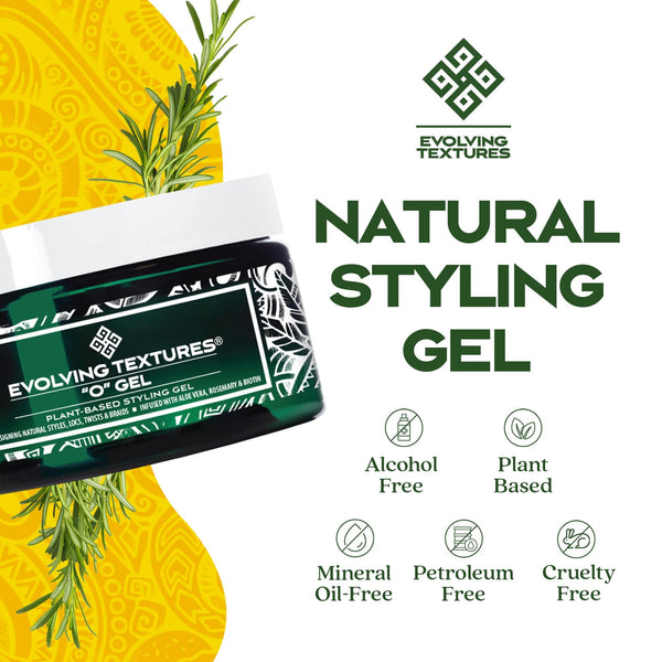 O Gel | Loc Gel & Plant-Based Natural Hair Styling Gel | Evolving Textures